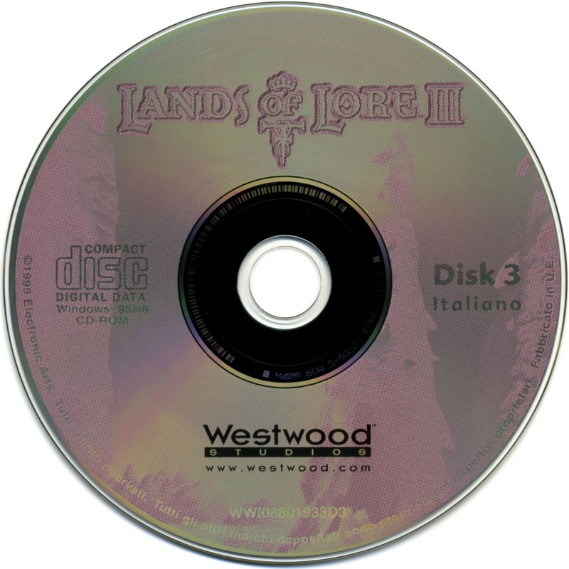 Lands of Lore III cover or packaging material - MobyGames