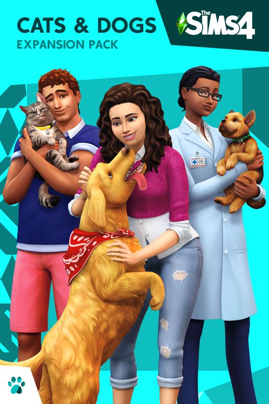 The Sims 4: Cats & Dogs cover or packaging material - MobyGames