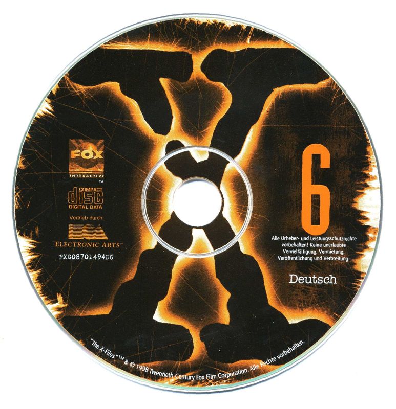 The X-Files Game cover or packaging material - MobyGames