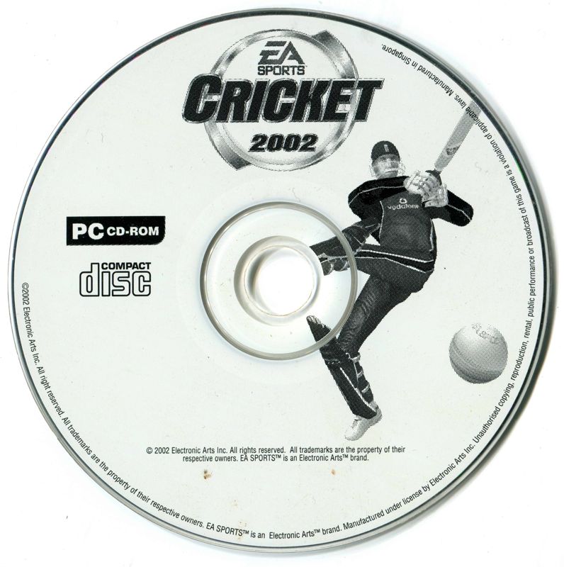 Cricket 2002 cover or packaging material - MobyGames