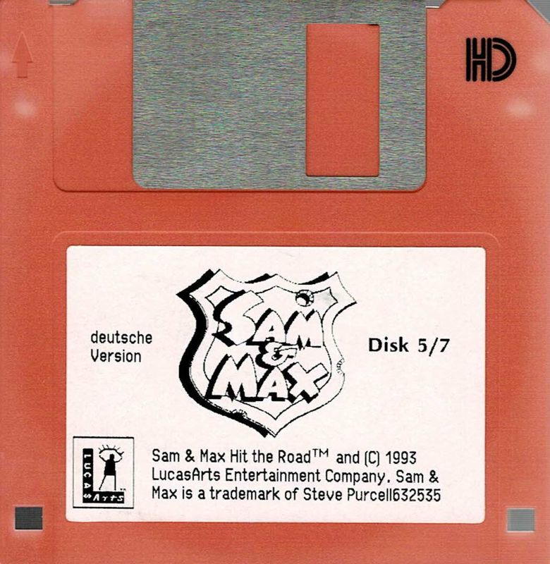 Sam & Max: Hit the Road cover or packaging material - MobyGames