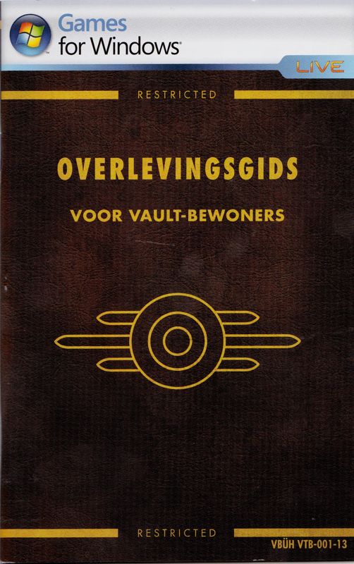 Fallout 3 cover or packaging material - MobyGames