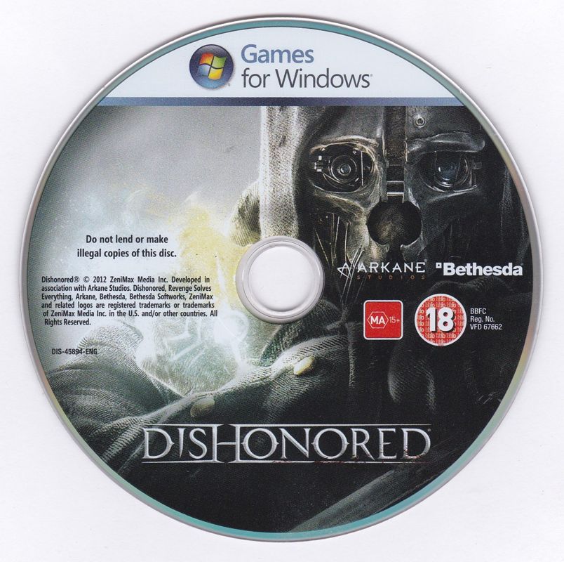 Dishonored cover or packaging material - MobyGames