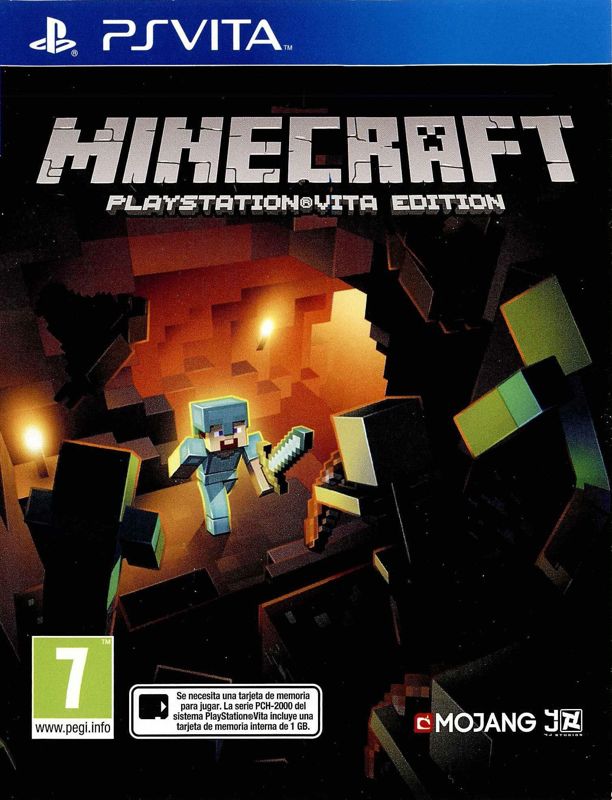 Minecraft: PlayStation Vita Edition cover or packaging material - MobyGames