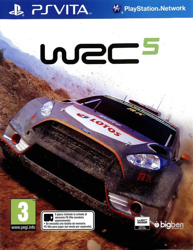 WRC 5 cover or packaging material - MobyGames