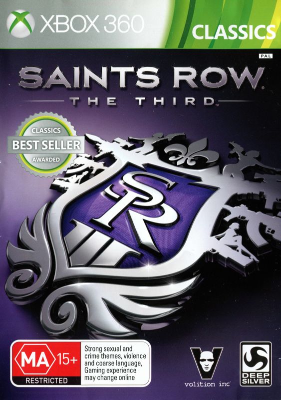 Saints Row: The Third cover or packaging material - MobyGames