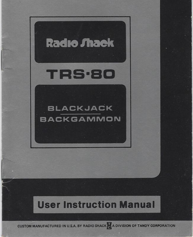 Backgammon/Blackjack (1977) - MobyGames
