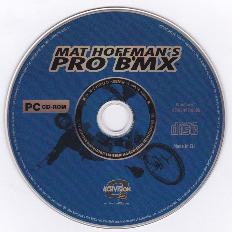 Mat Hoffman's Pro BMX cover or packaging material - MobyGames