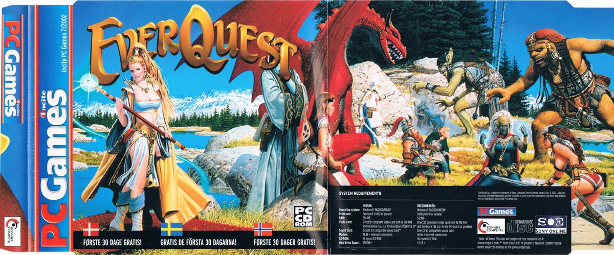 EverQuest cover or packaging material - MobyGames