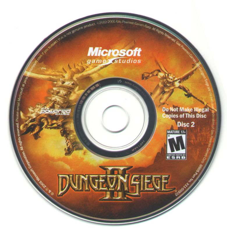 Dungeon Siege II cover or packaging material - MobyGames