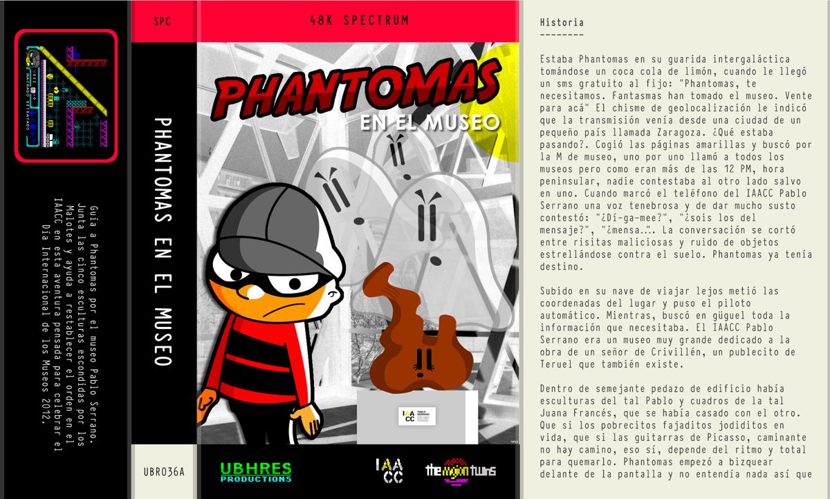 Phantomas en el Museo cover or packaging material - MobyGames