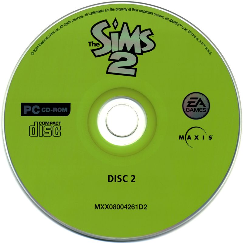 The Sims 2 cover or packaging material - MobyGames