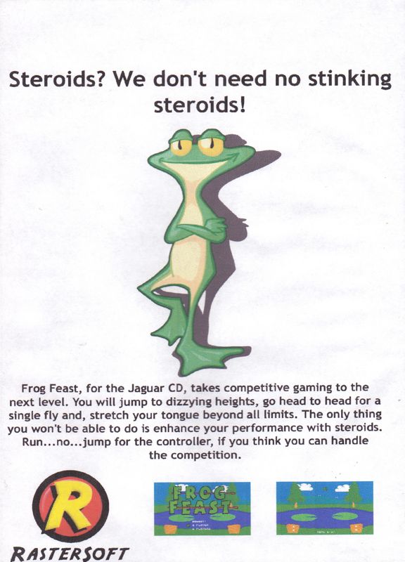 Frog Feast cover or packaging material - MobyGames