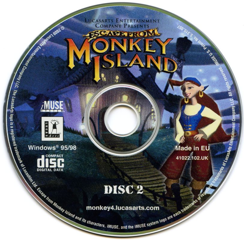 Escape from Monkey Island cover or packaging material - MobyGames
