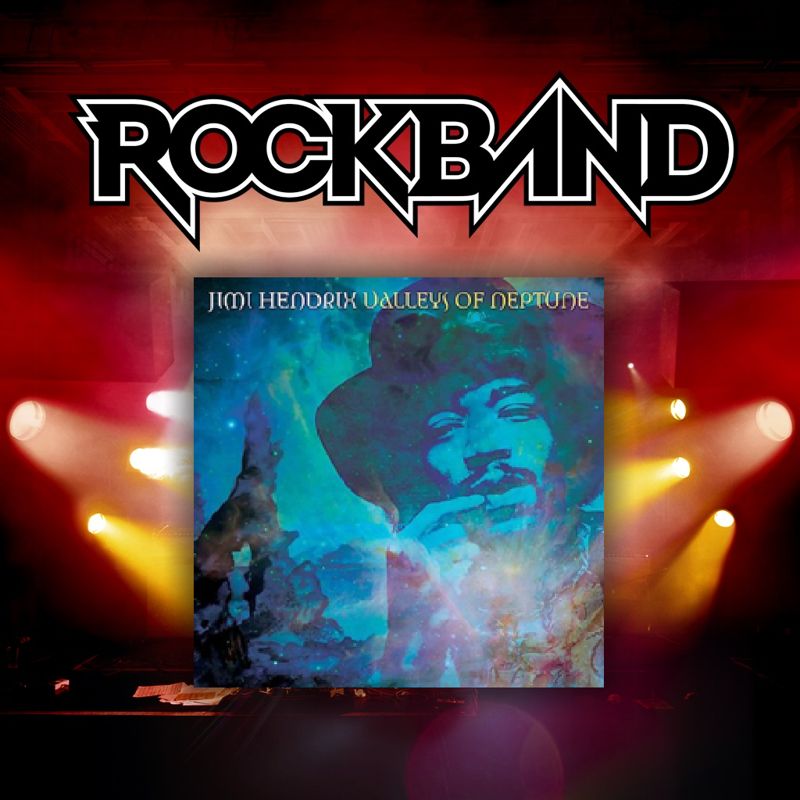 Rock Band: Jimi Hendrix - 'Valleys of Neptune' cover or packaging ...