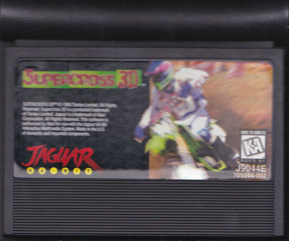 Supercross 3D cover or packaging material - MobyGames