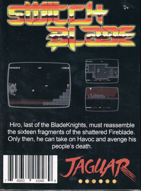 Switchblade cover or packaging material - MobyGames