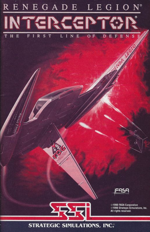 Renegade Legion: Interceptor cover or packaging material - MobyGames