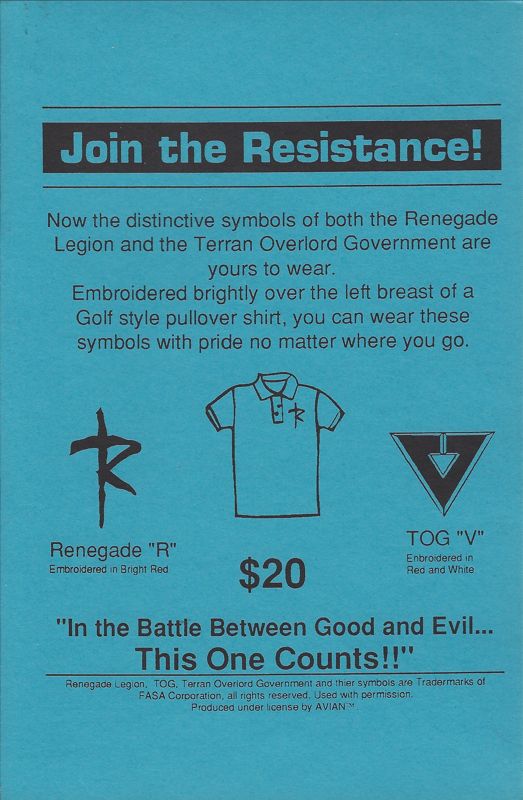 Renegade Legion: Interceptor cover or packaging material - MobyGames