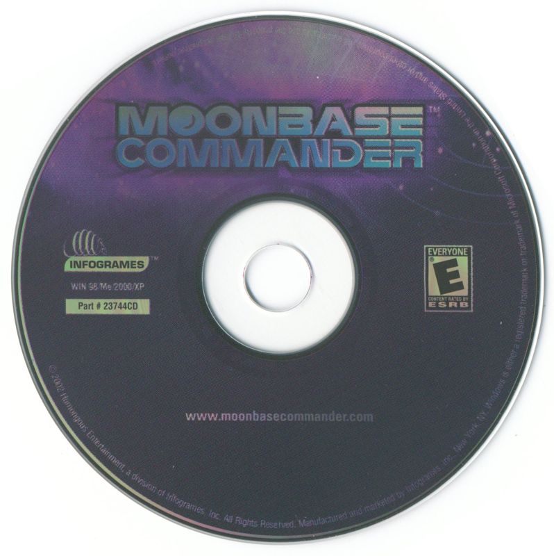 Moonbase Commander cover or packaging material - MobyGames