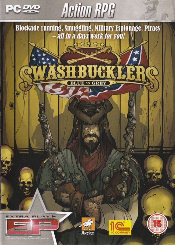 Swashbucklers: Blue vs. Grey cover or packaging material - MobyGames