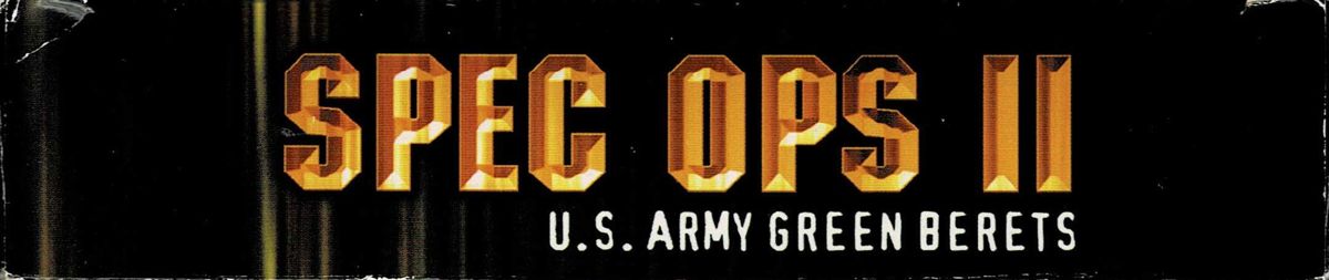 Spec Ops II: Green Berets cover or packaging material - MobyGames