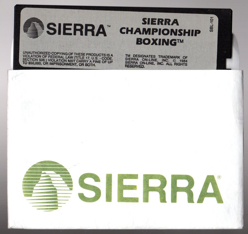 Sierra Championship Boxing cover or packaging material - MobyGames