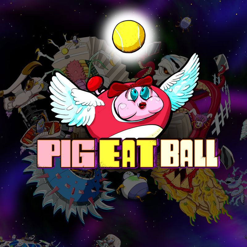 Pig Eat Ball cover or packaging material - MobyGames