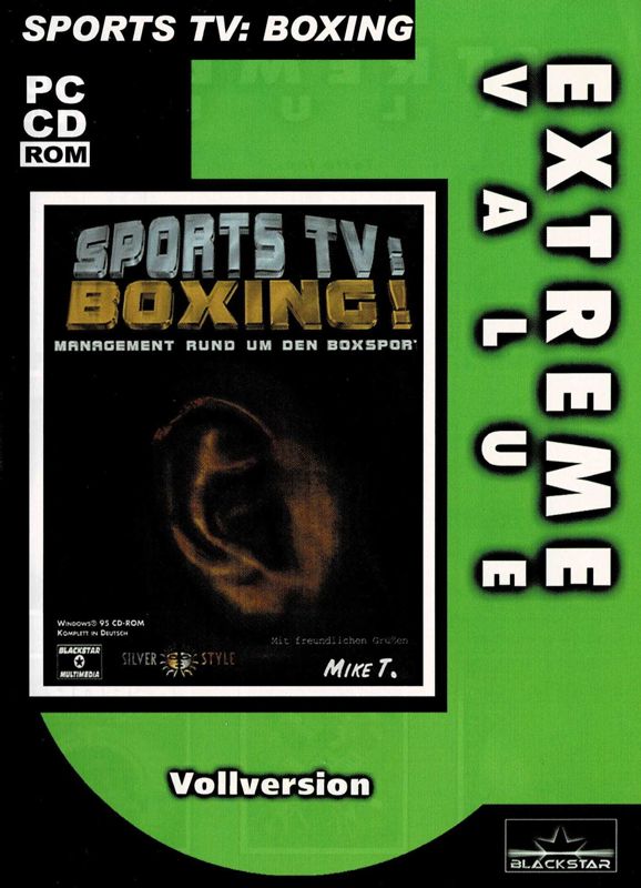 Sports TV: Boxing! cover or packaging material - MobyGames