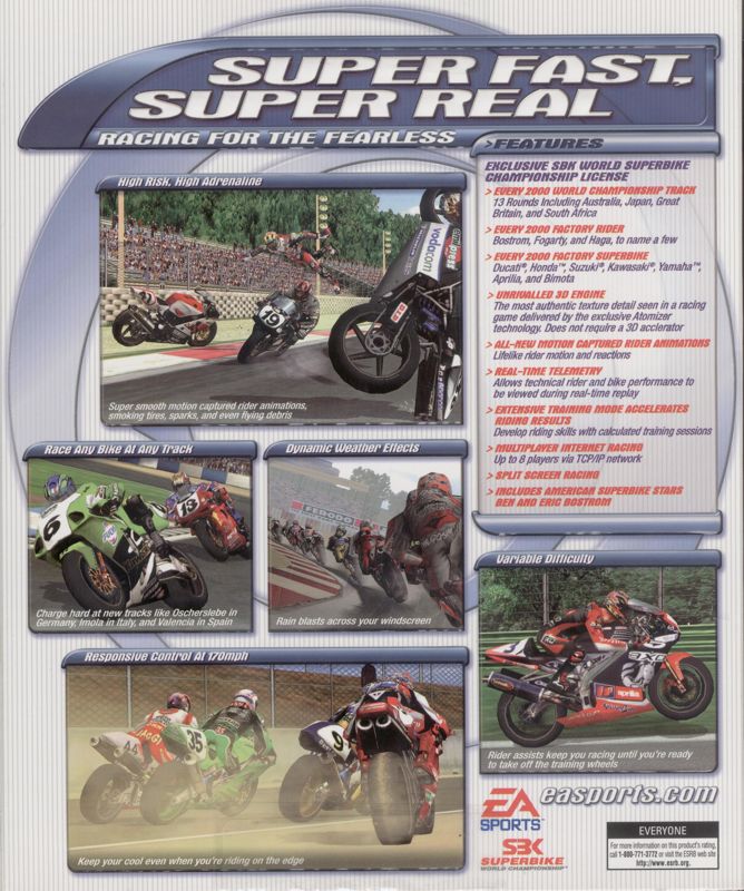 Superbike 2001 cover or packaging material - MobyGames