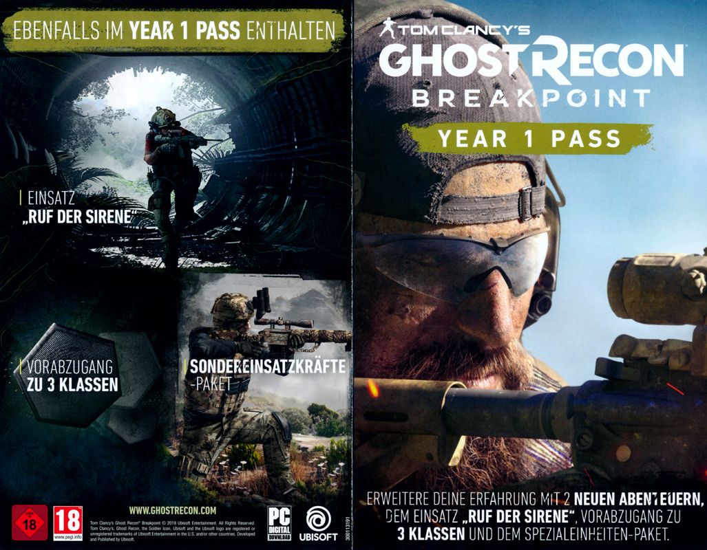 Tom Clancy's Ghost Recon: Breakpoint cover or packaging material ...