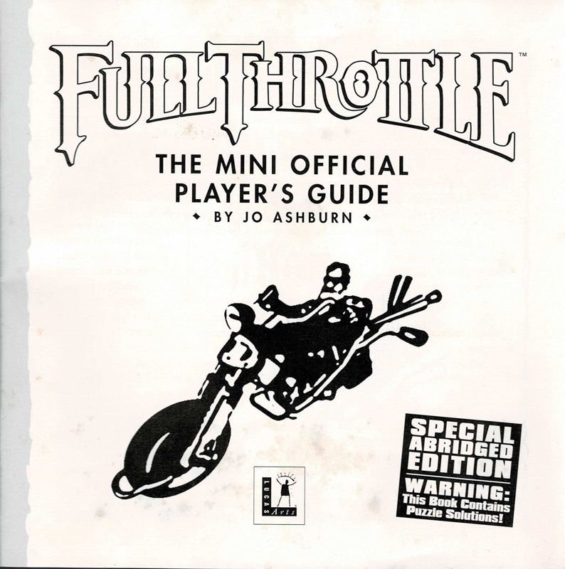 Full Throttle cover or packaging material - MobyGames