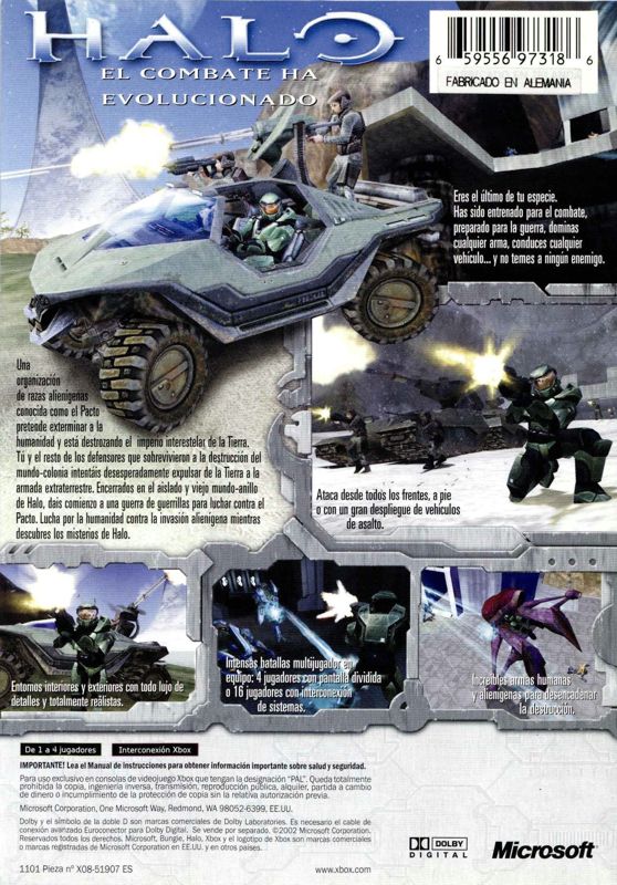 Halo: Combat Evolved cover or packaging material - MobyGames