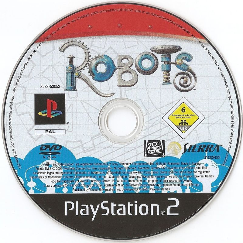 Robots cover or packaging material - MobyGames