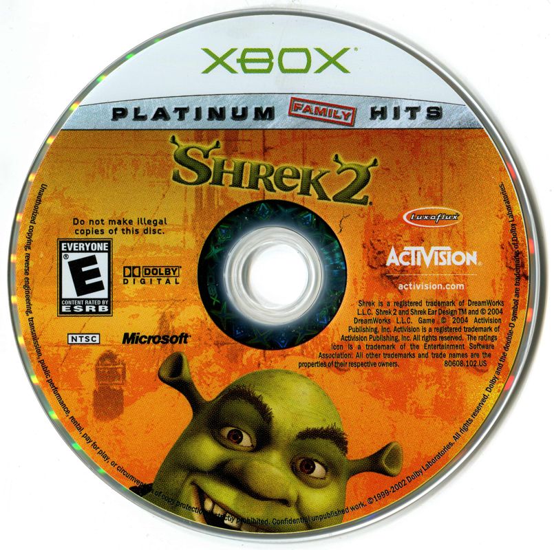 Shrek 2 cover or packaging material - MobyGames