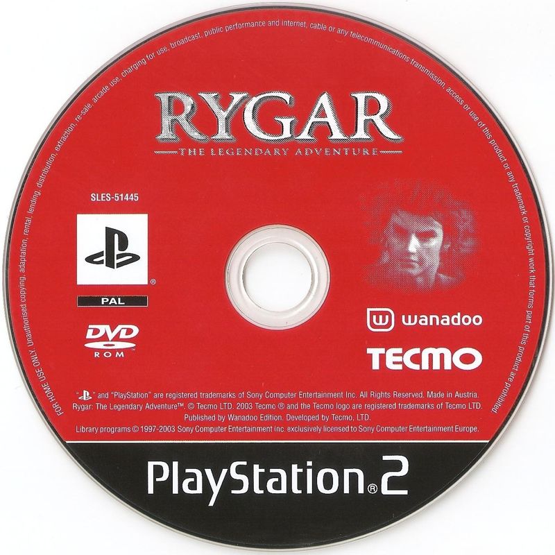 Rygar: The Legendary Adventure cover or packaging material - MobyGames