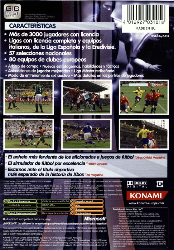 World Soccer: Winning Eleven 8 International cover or packaging ...
