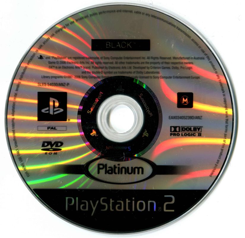 Black cover or packaging material - MobyGames