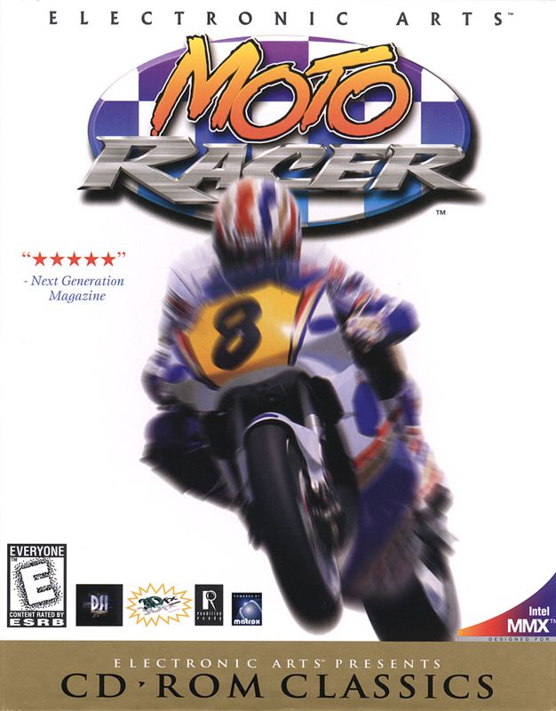 Moto Racer cover or packaging material - MobyGames