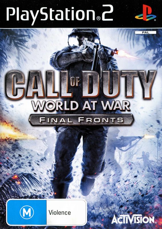 Call of Duty: World at War - Final Fronts cover or packaging material ...