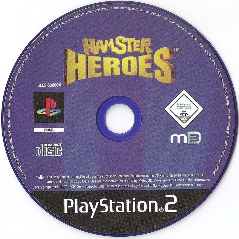 Hamster Heroes cover or packaging material - MobyGames