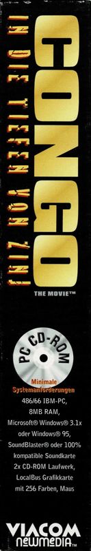 Congo: The Movie - Descent into Zinj cover or packaging material ...