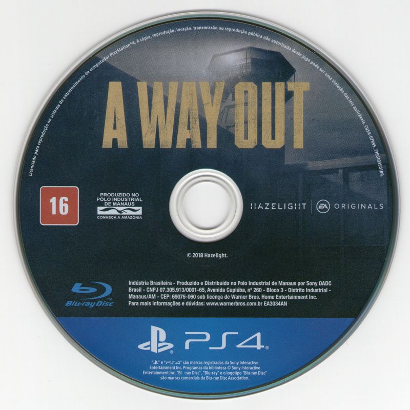 A Way Out cover or packaging material - MobyGames