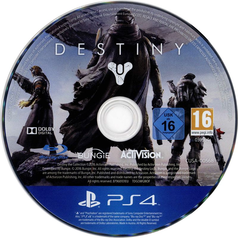 Destiny: The Collection cover or packaging material - MobyGames