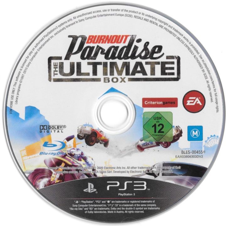 Burnout: Paradise - The Ultimate Box cover or packaging material ...