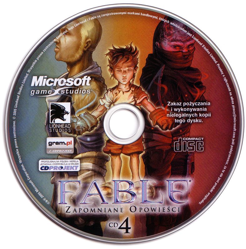 Fable: The Lost Chapters cover or packaging material - MobyGames