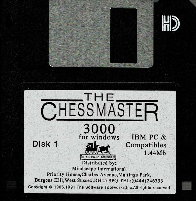 The Chessmaster 3000 cover or packaging material - MobyGames