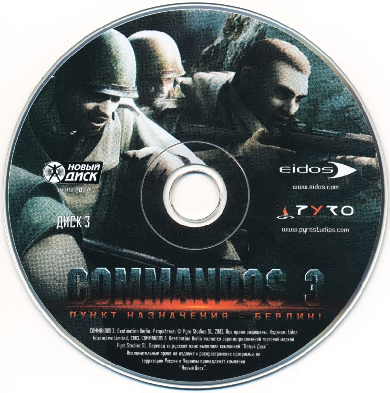 Commandos 3: Destination Berlin cover or packaging material - MobyGames