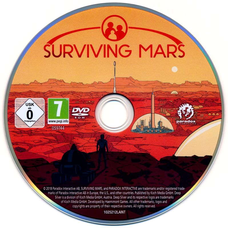 Surviving Mars cover or packaging material - MobyGames