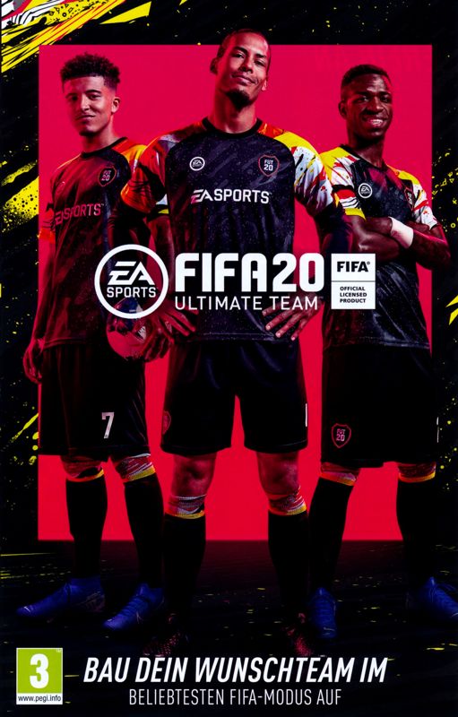 FIFA 20 cover or packaging material - MobyGames